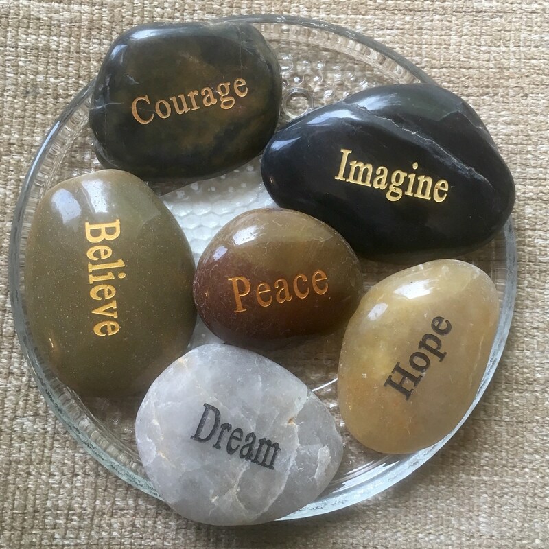 Inspirational Stones - Etsy