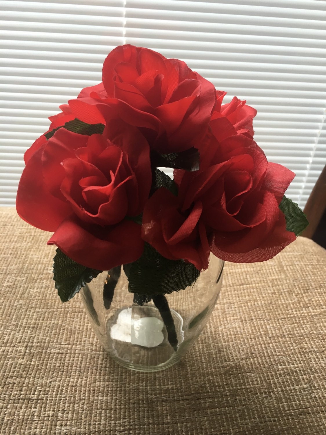 Red Rose Silk Flower Pen You Choose Quantity Blue or Black Ink - Etsy