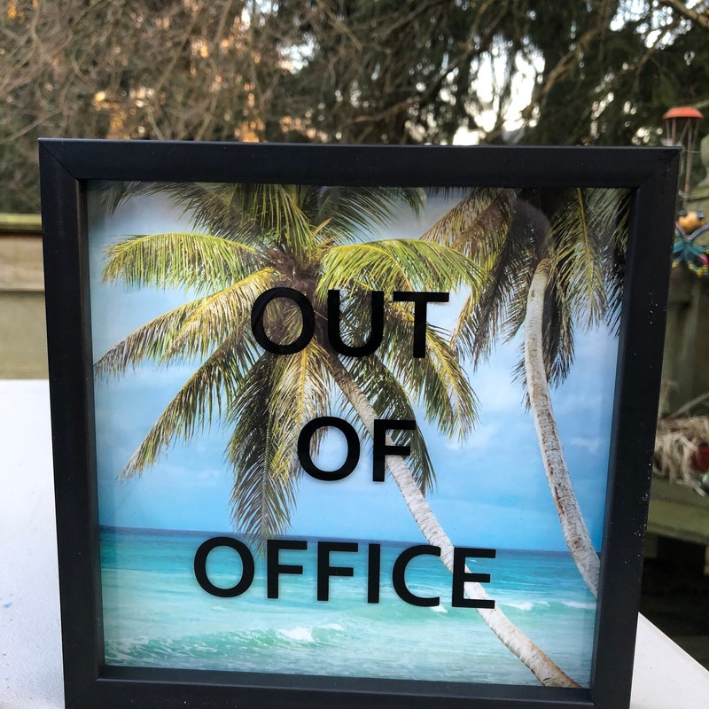 Out of Office Sign - Etsy