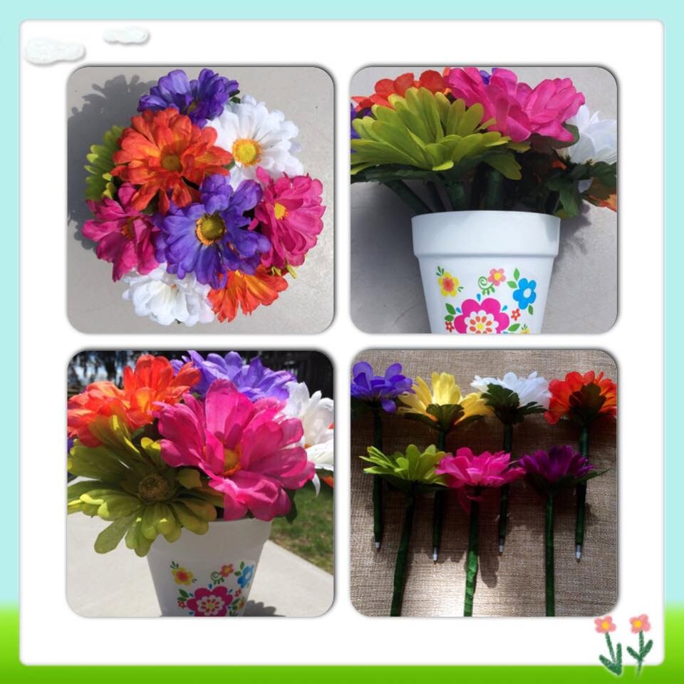 Handcrafted Daisy Flower Pen for Bouquet Various Colors You Choose ...
