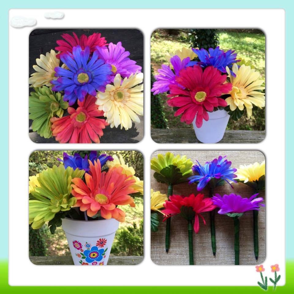 Handcrafted Daisy Flower Pen for Bouquet Various Colors You Choose ...