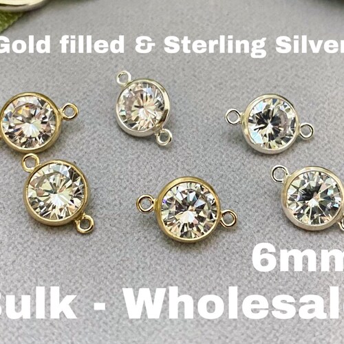 Set of 5 X Star Connectors for Permanent Jewelry 14kt Gold - Etsy