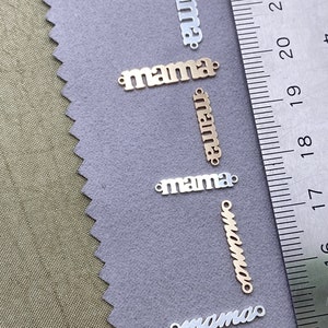 Mama Connector - Tiny 14kt Gold Filled or Sterling Silver Mama ...
