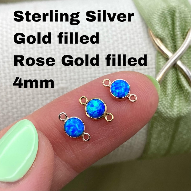 Small Blue Opal Beads - Etsy