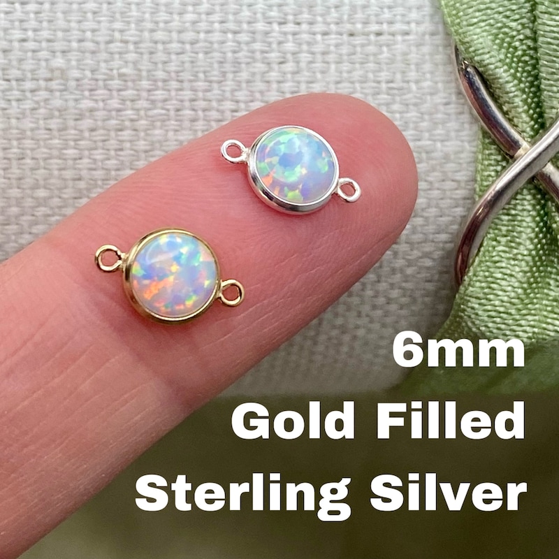 Sterling Gem Drop 6mm - Etsy