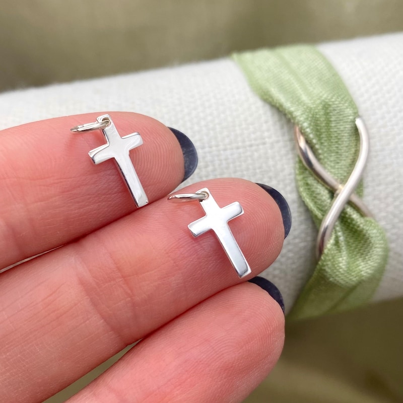 Cross Charm - Etsy