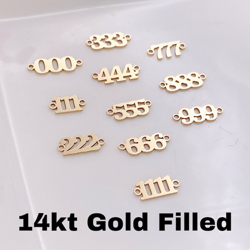 Number Beads Bulk Gold - Etsy