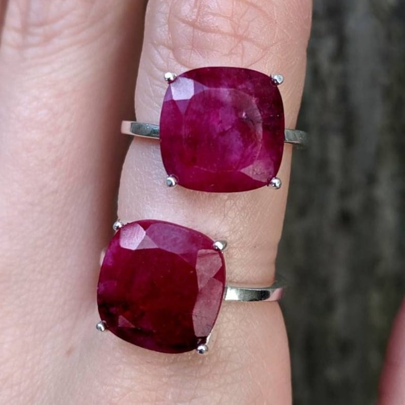 Red Ruby Ring - Etsy
