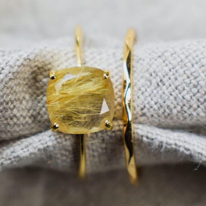 Golden Rutilated Quartz - Etsy