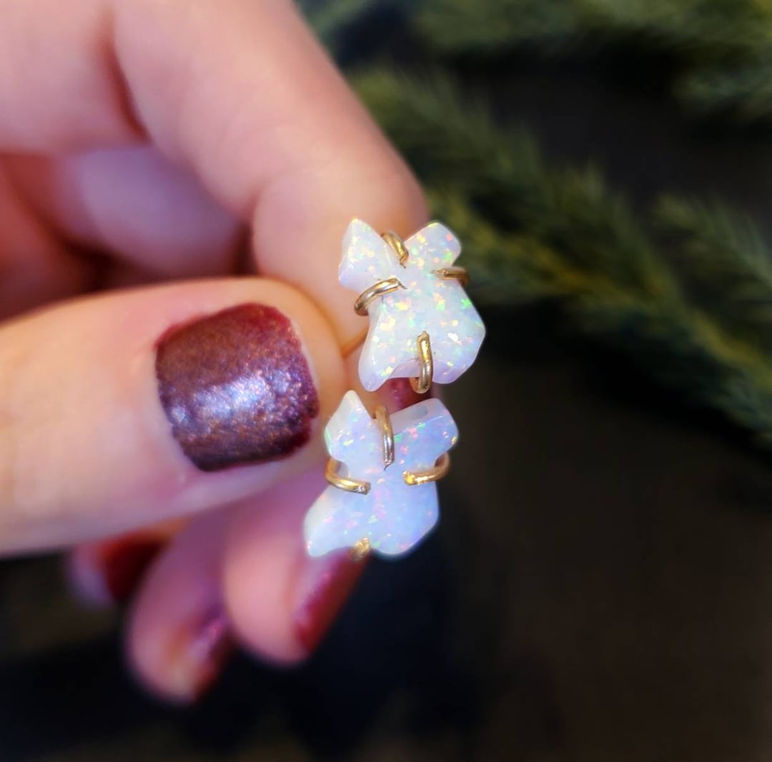 Texas Opal Earrings, Unique Texas Earrings, Turquoise Texas Jewelry ...