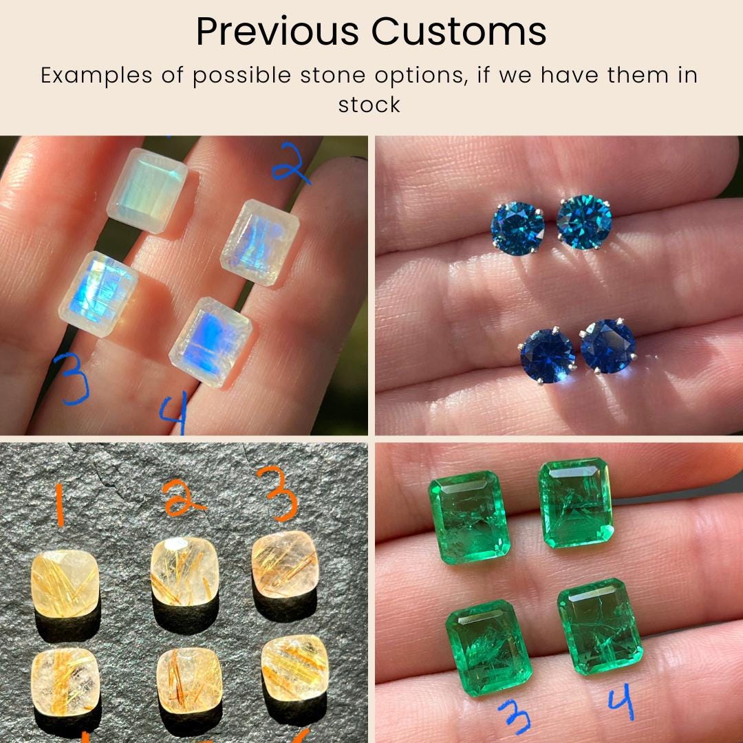 Stone Selection Fee, Pick or Choose Your Stone - Etsy UK