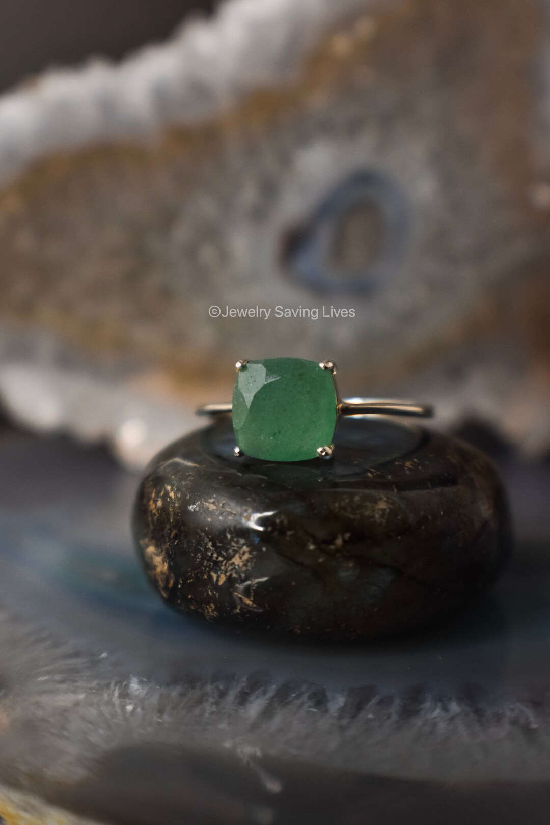 Natural Jade Ring, Genuine Jade Ring, Raw Jade Ring, Green Jade Ring ...