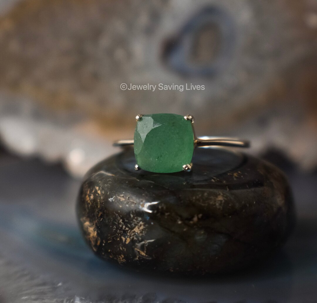 Natural Jade Ring, Genuine Jade Ring, Raw Jade Ring, Green Jade Ring ...
