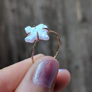 Opal Texas Ring, Texas State Ring, Texas Opal Jewelry, Texas Shape Opal ...