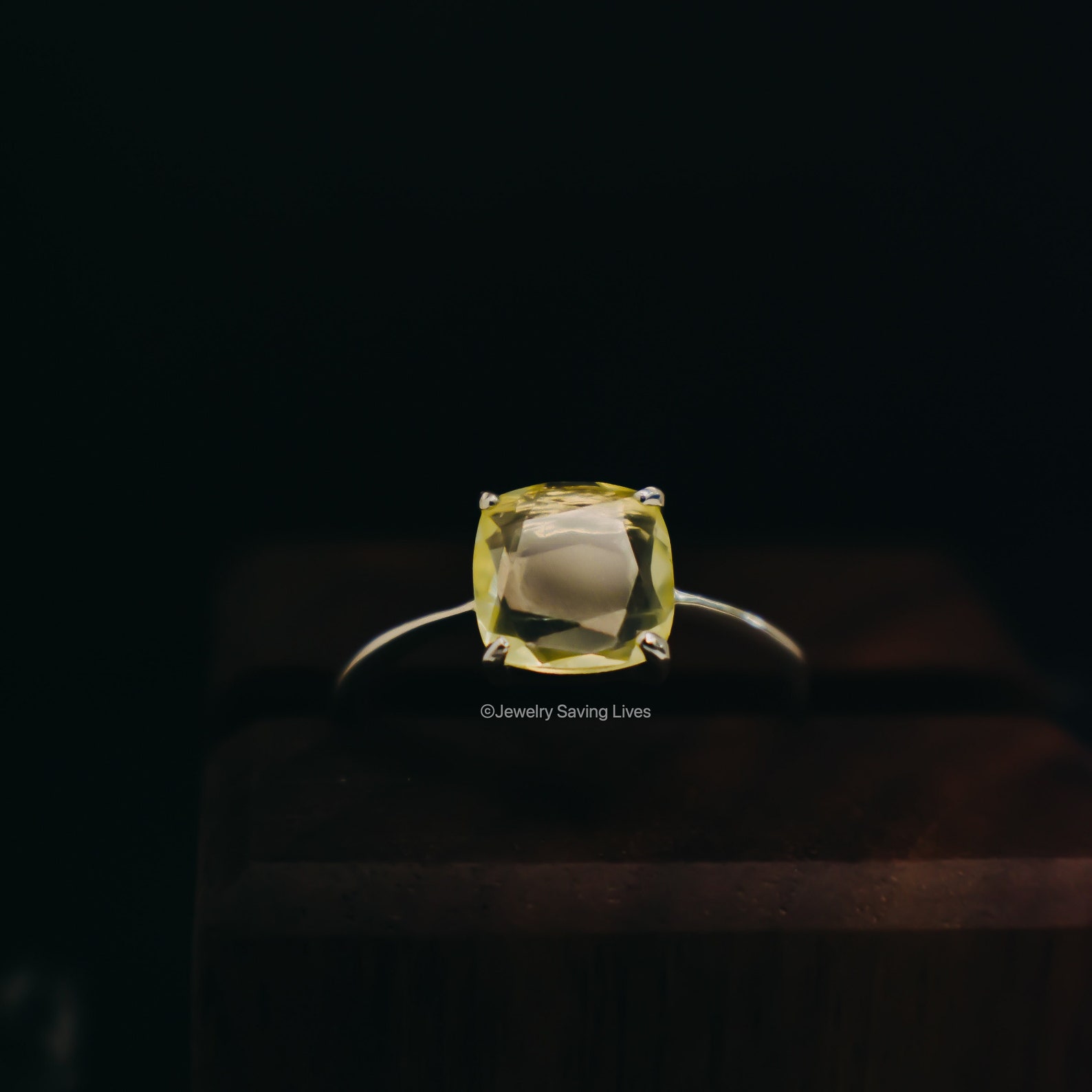 Natural Lemon Topaz Ring Topaz Ring Solitaire Stacking | Etsy