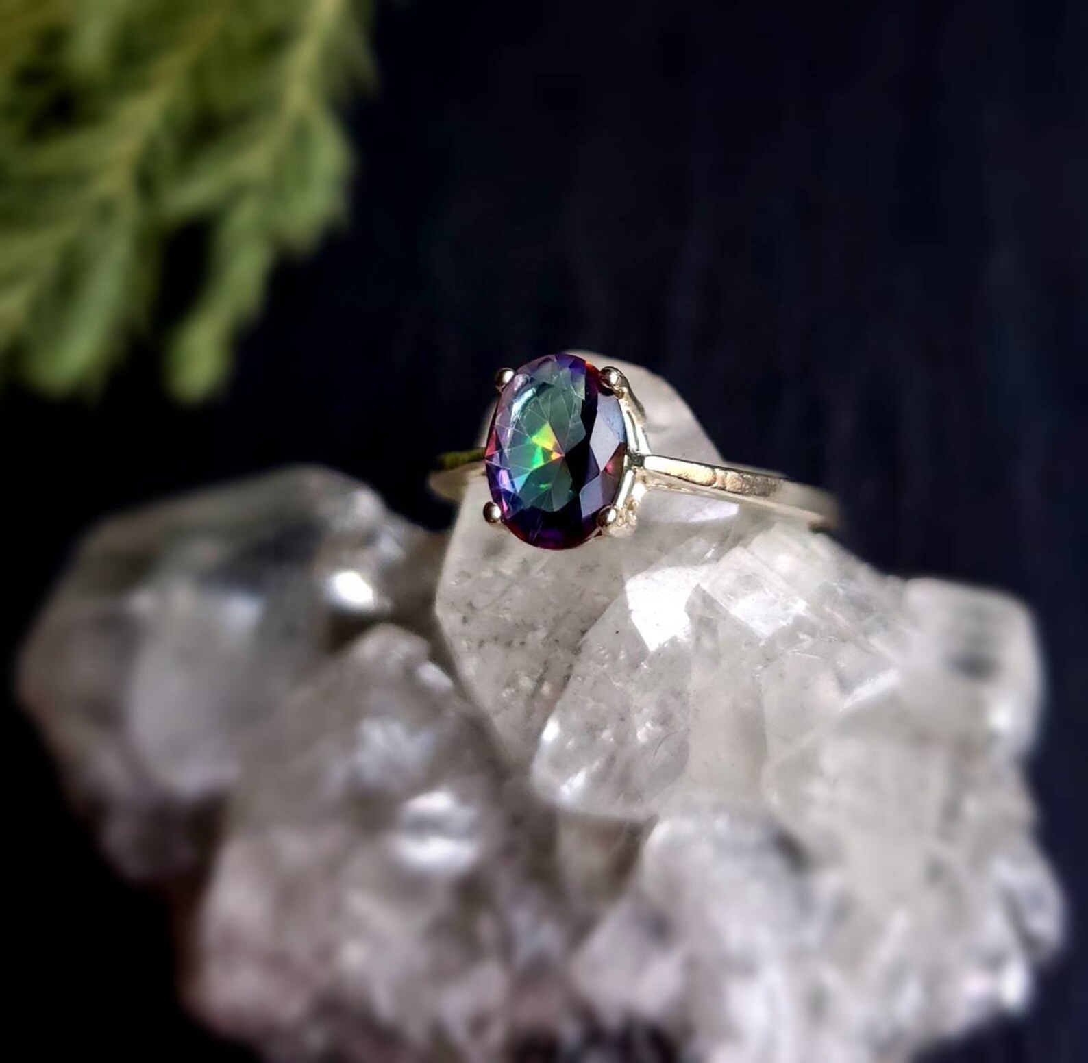 Alexandrite Ring Vintage Alexandrite Ring Oval Brilliant - Etsy