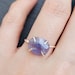 Tanzanite Slice Ring, Purple Tanzanite Ring, Unique Tanzanite Ring ...