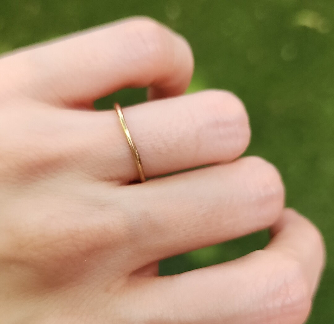 Smooth Stacking Ring Smooth Band Ring Matching Ring - Etsy