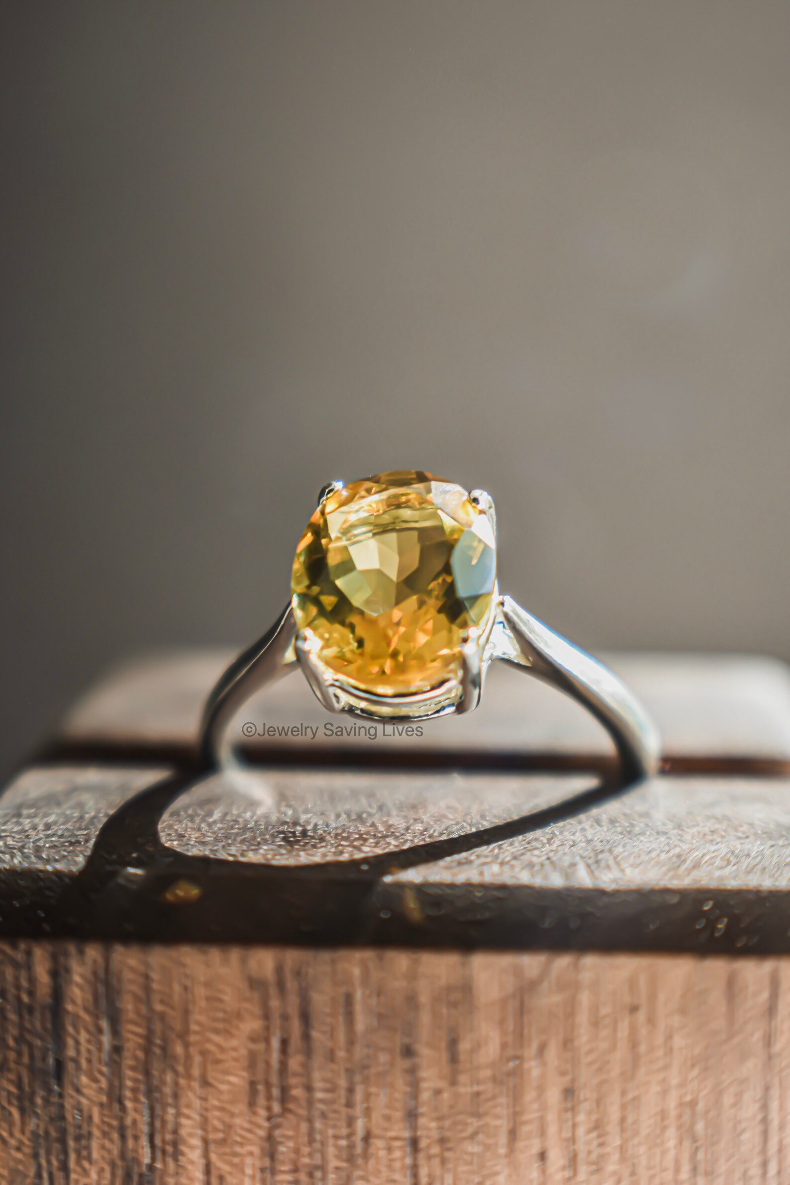 Citrine Ring Natural Light Orange Citrine Ring Large Oval - Etsy