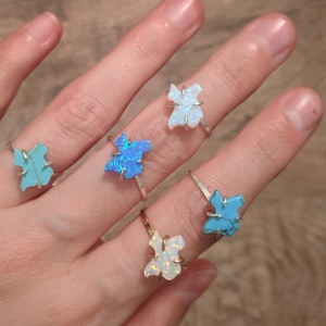 Opal Texas Ring, Texas State Ring, Texas Opal Jewelry, Texas Shape Opal ...