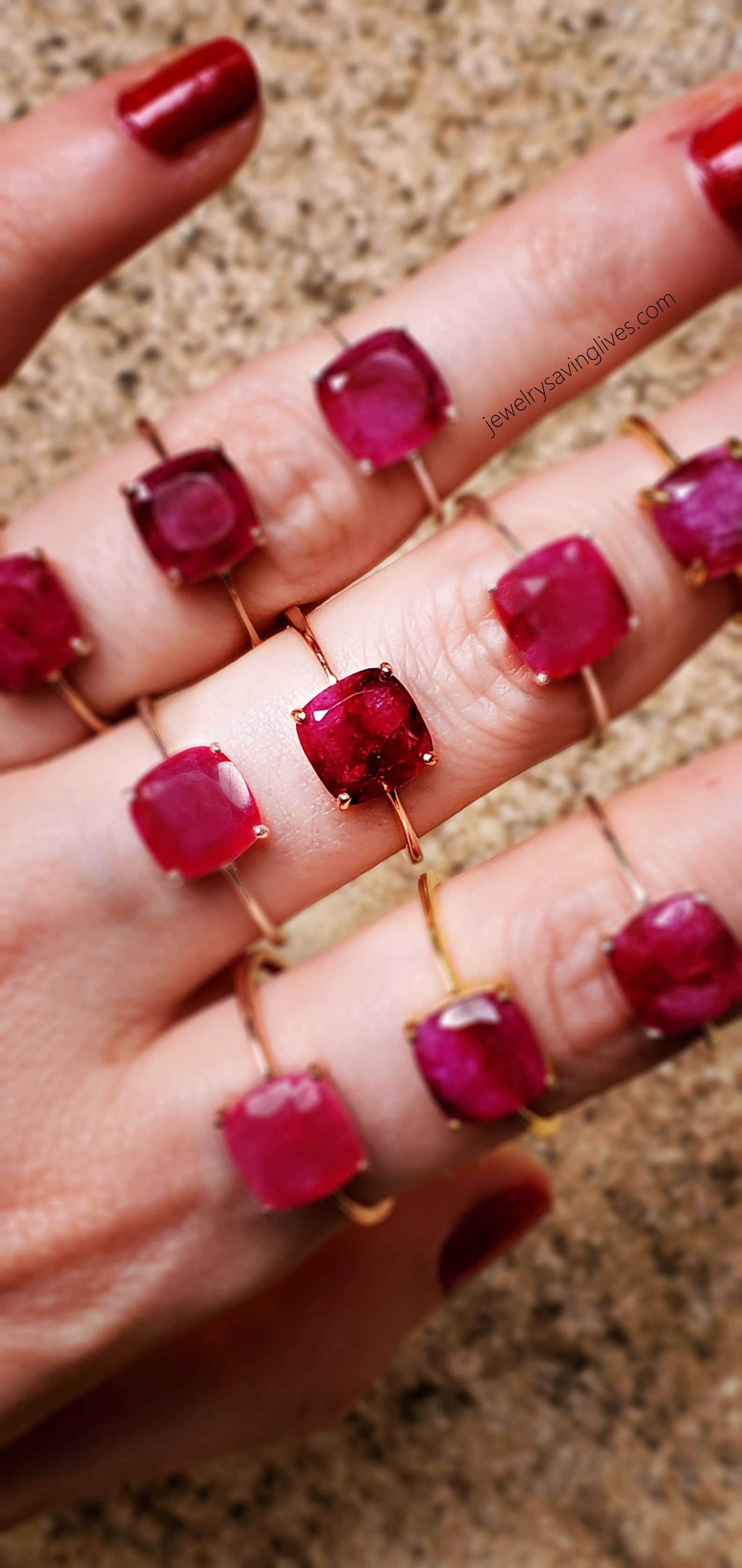 Radiant Ruby Ring in Gold Raw Ruby Ring in Gold Natural Ruby - Etsy