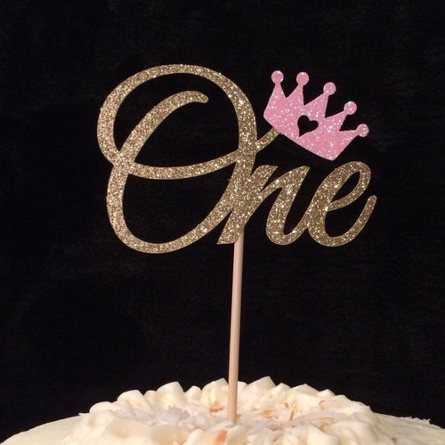 Princess One Cake Topper First Birthday Topper One Cake | Etsy Canada