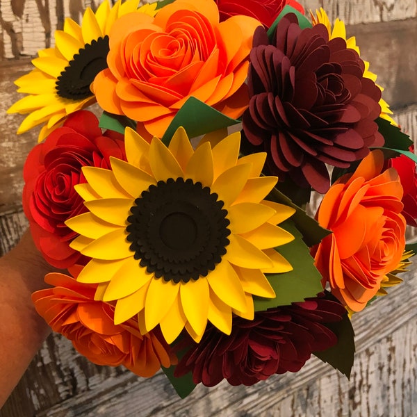 Paper Flower Bouquet - Etsy