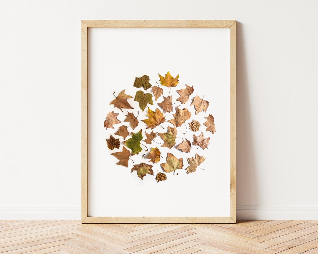 Fall Decor Autumn Leaves Printable Wall Art Botanical Print Autumn ...