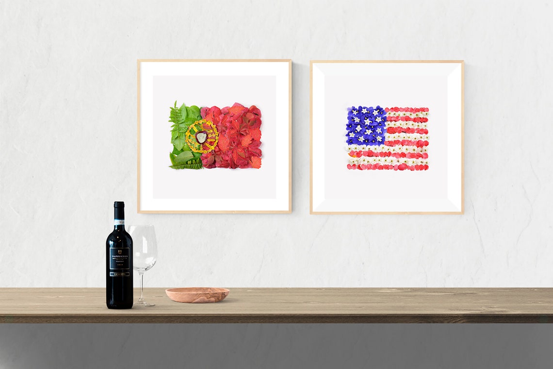 Portugal Wall Art Portuguese Flag Portugal Poster Portugal | Etsy