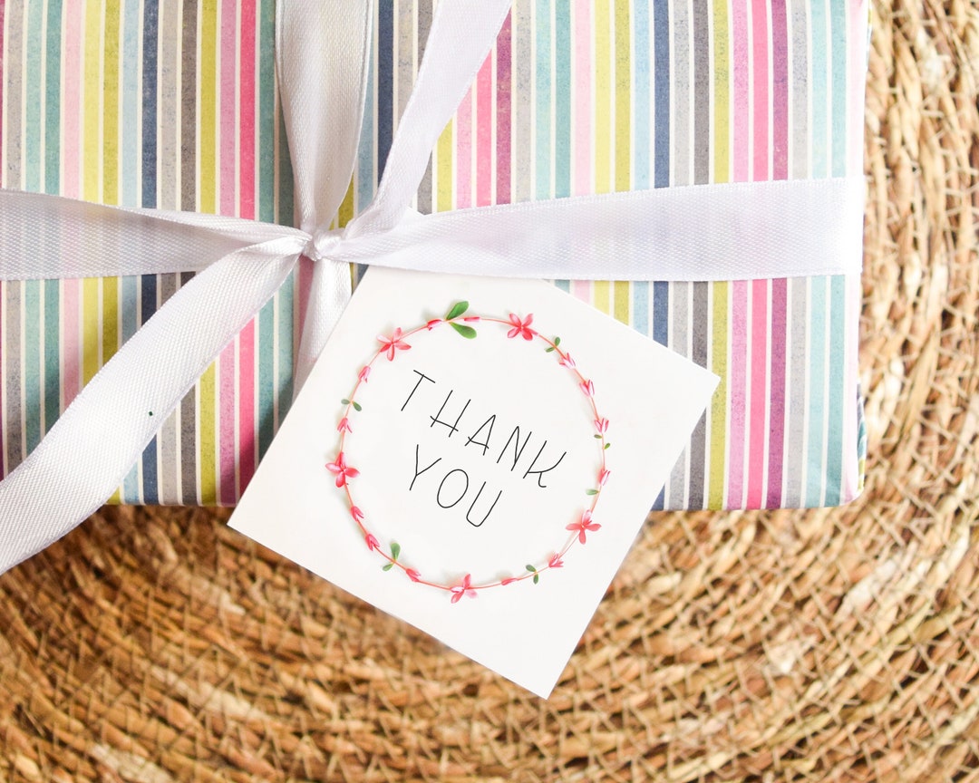 Thank You Tags, Gift Tags, Thank You Cards Business, Tags for Handmade ...