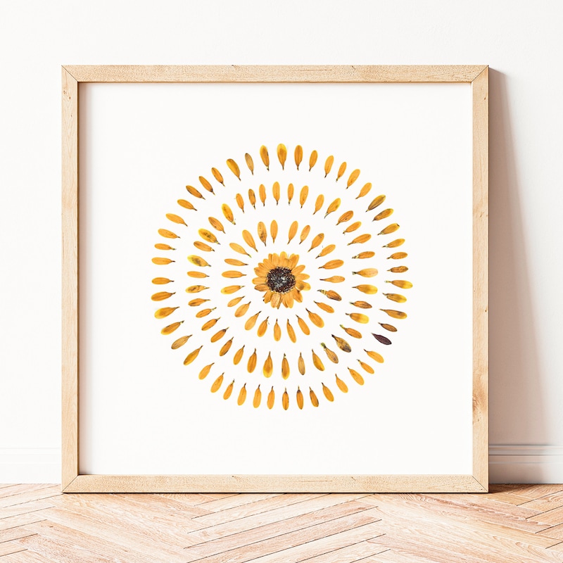 Sunflower Print - Etsy