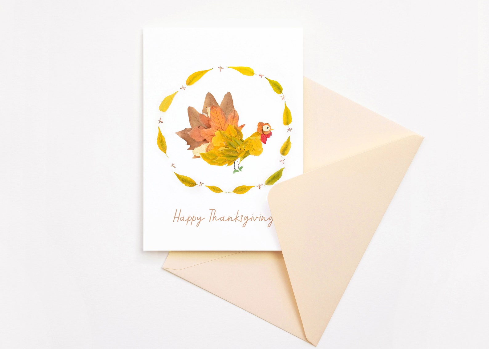 Thanksgiving Card Printable Happy Thanksgiving Greeting Card Instant ...