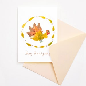 Thanksgiving Card Printable Happy Thanksgiving Greeting Card Instant ...