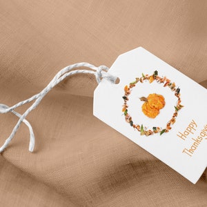 Thanksgiving Gift Tags Printable Favor Tags Happy Thanksgiving Gift ...