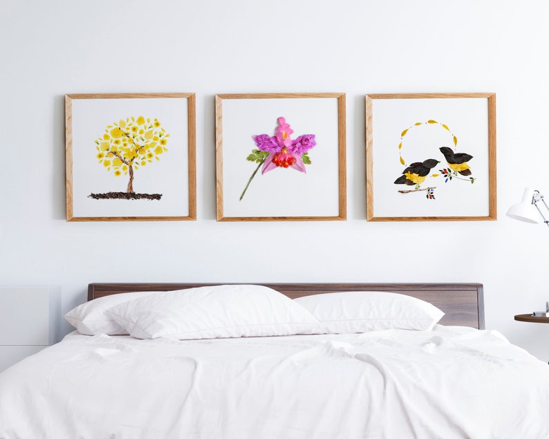 Venezuela Art set of three patriotic symbols of Venezuela | Etsy