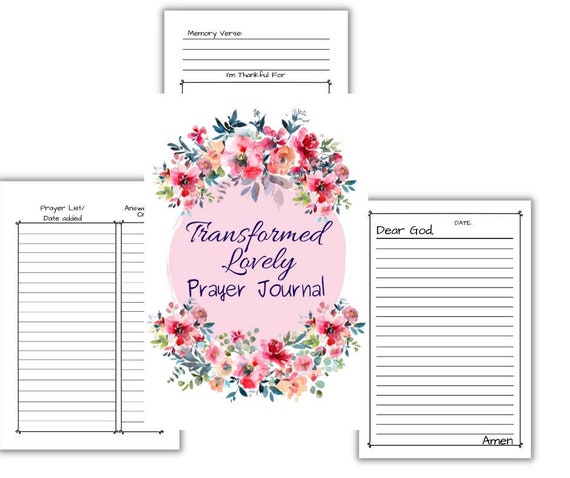 Printable Prayer Journal | Etsy