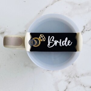 Personalized Stanley Cup Name Plate: Bridal Party Engagement Ring ...