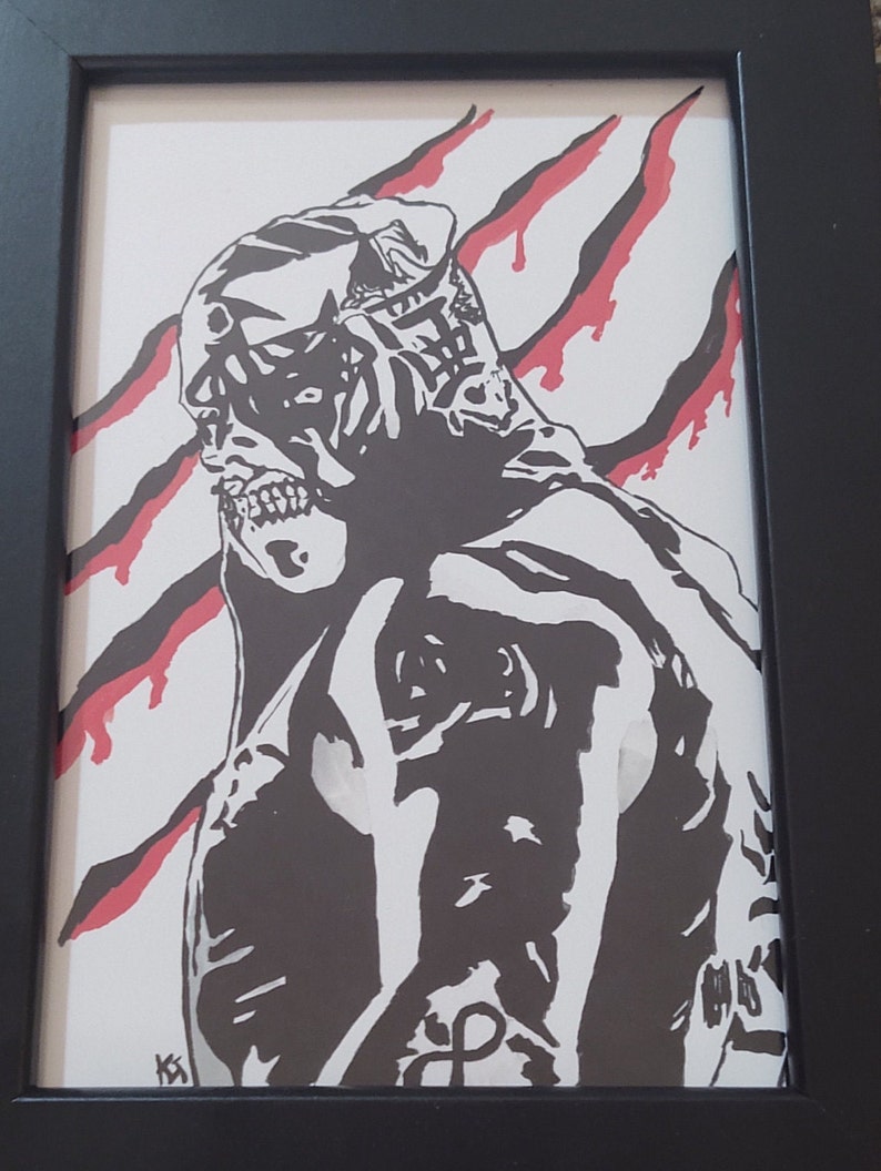 Pentagon Jr. Art Print 8" X 10" Art Print, AEW, Penta El Zero Miedo ...