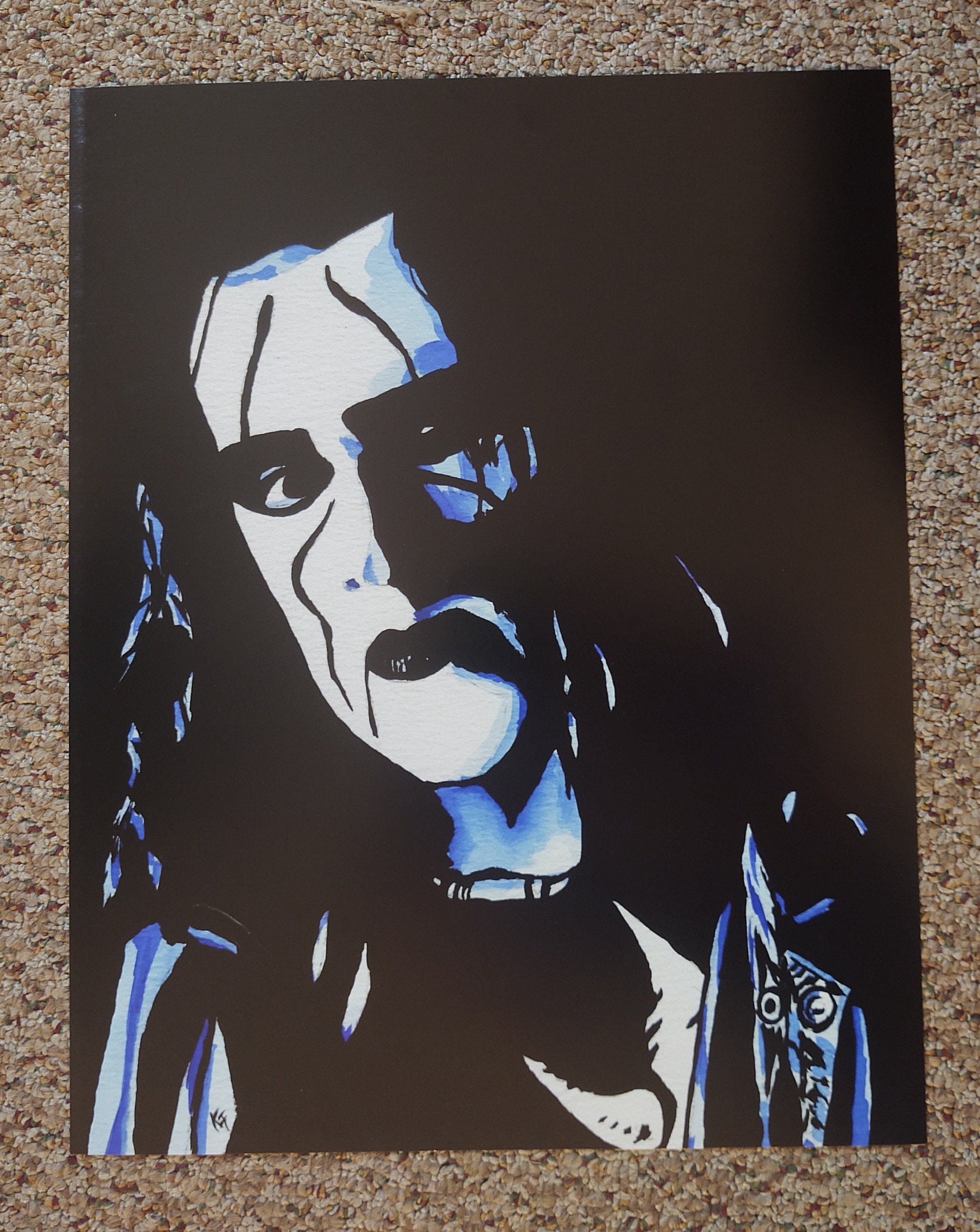 Sting "crow" Art Print 8" X 10" Photo Print, AEW, WCW, WWE - Etsy