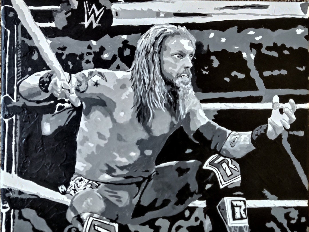 Rated R Superstar Art Print 8" X 10 Photo Print Edge, Adam Copeland - Etsy