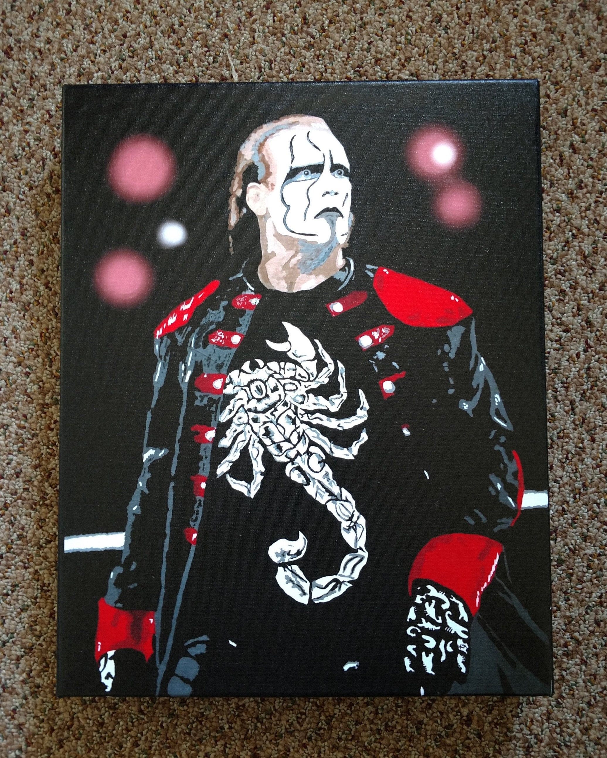 Sting 'the Icon' Art Print, Wrestling Legend, WWE WCW - Etsy