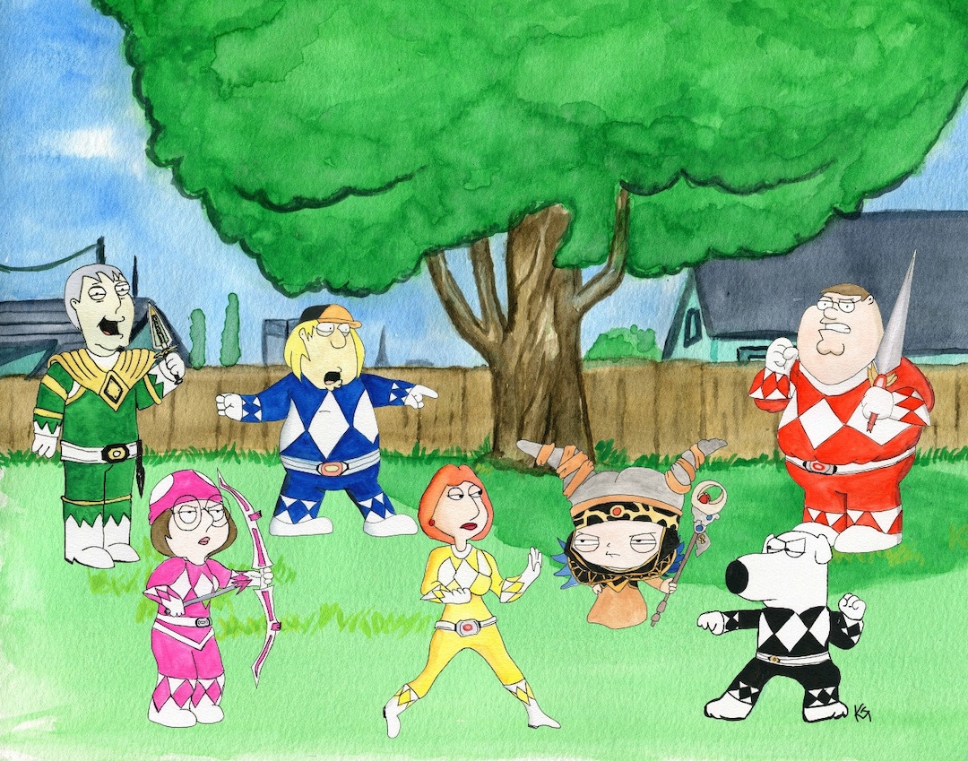 Family Guy Power Ranger - Etsy