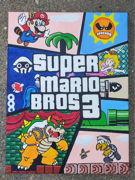 GTA Mario Mash up Art Print 8 X 10 Photo Print - Etsy