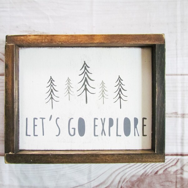 Explore Sign - Etsy