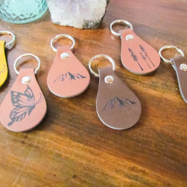 Nature Keychain - Etsy