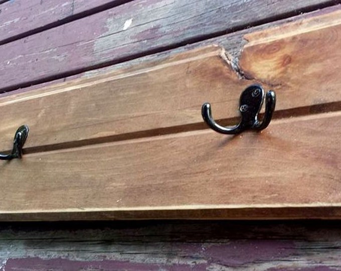 Rustic Bathroom Towel and Robe Hooks/ Rustic Coat Rack/ Beach - Etsy