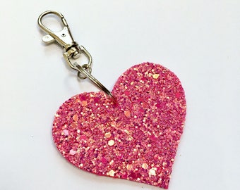 Heart key chain | Etsy