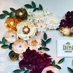 Heart Shape Backdrop Paper Flowers, Custom Floral Heart Shape Wall ...