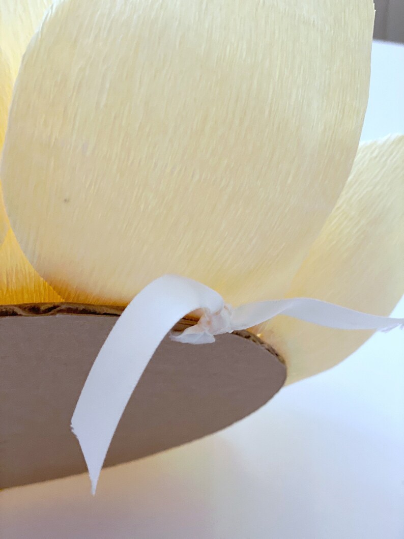 Light Yellow Flower Yellow Backdrop Prop Yellow Paper Flower - Etsy