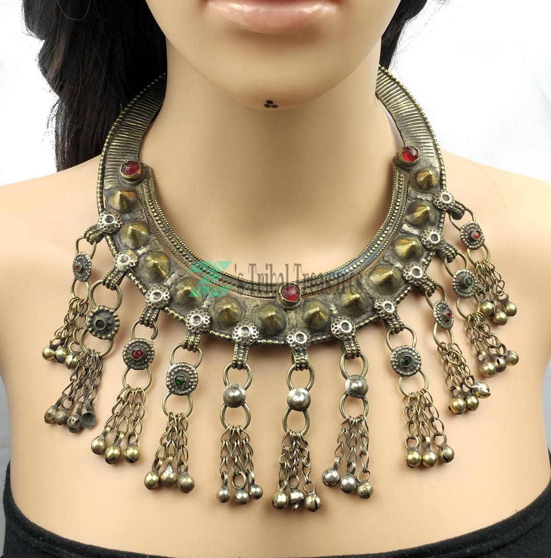 Afghan Turkman Ethnic Choker,turkman Necklace,tribal Choker,kuchi ...